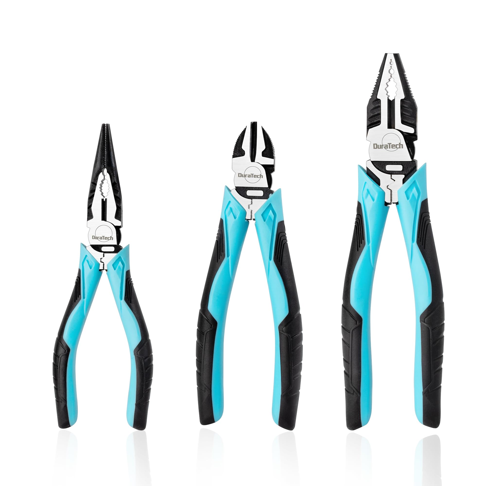 DURATECH 3Pcs High Leverage Pliers Set | 200mm Combination Pliers ...