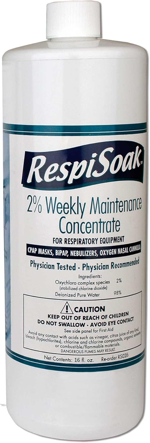 Amazon.com: Respisoak 16 oz. Concentrate for RespiKit : Health & Household