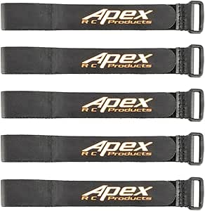 Amazon.com: Apex RC Products 5 Pack 20mm x 300mm HD Non-Slip Battery ...