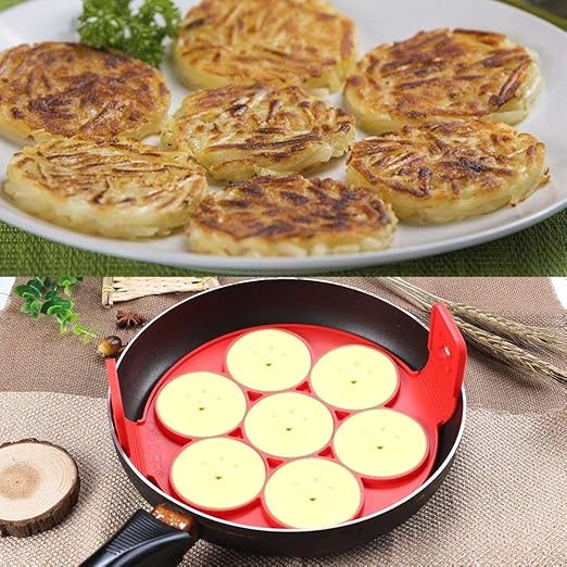 Amazon.com: Silicone Pancake Mold,Bestwin Reusable Non-stick Cake Maker ...