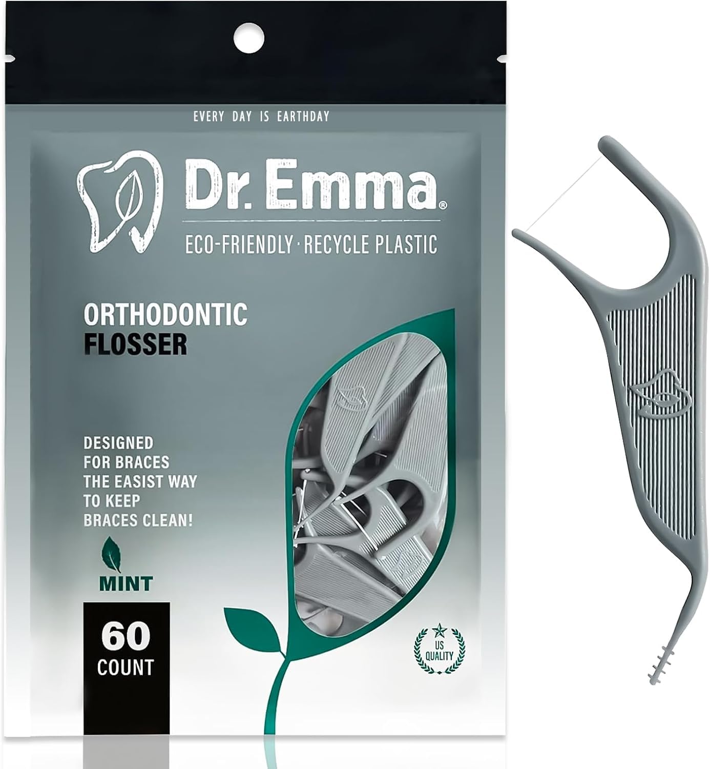Amazon.com : Orthodontic Flossers for Braces - Ortho Dental Floss Picks ...