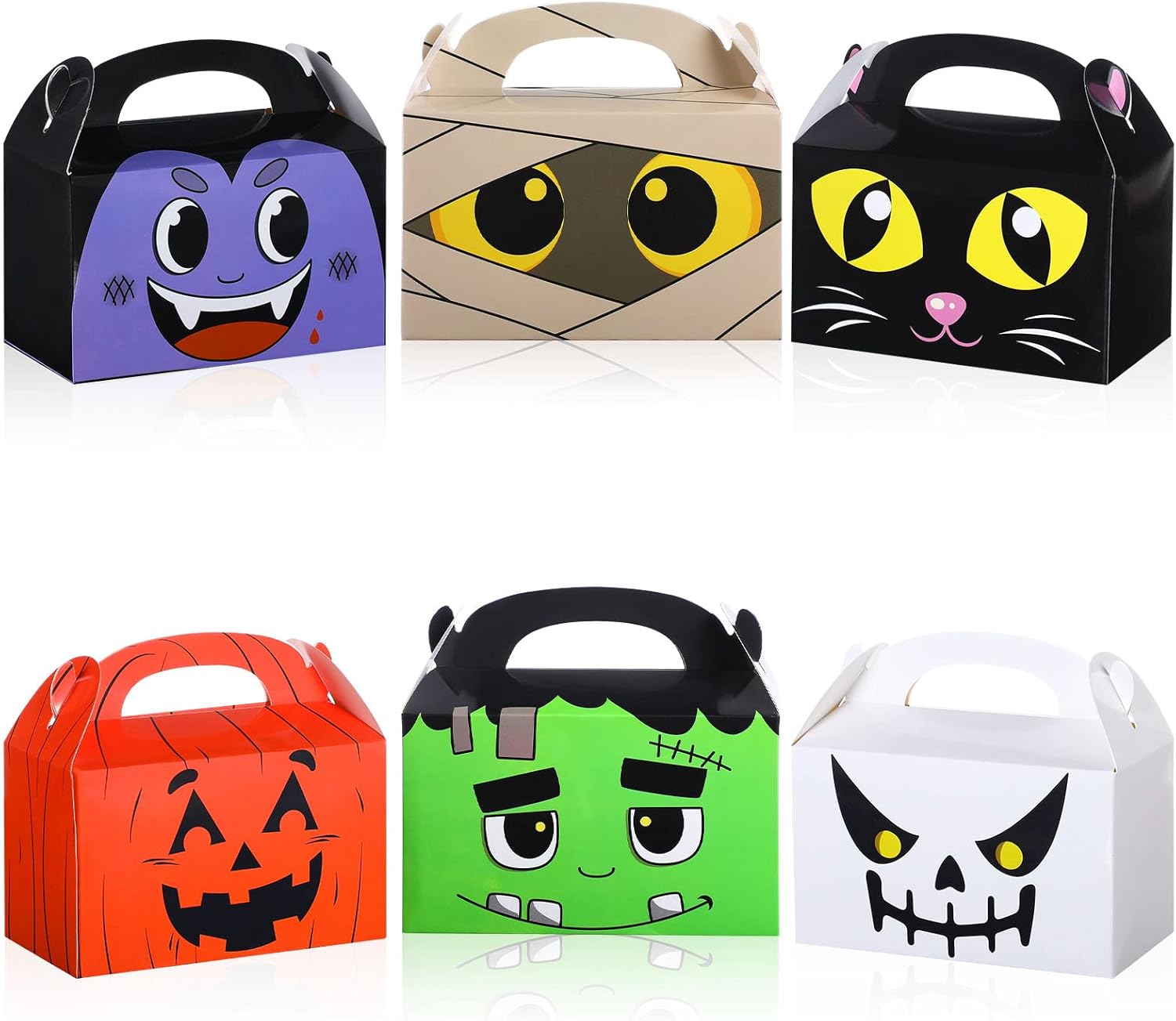 Amazon.com: Funrous 18 Pcs Halloween Party Treat Boxes, Happy Halloween ...