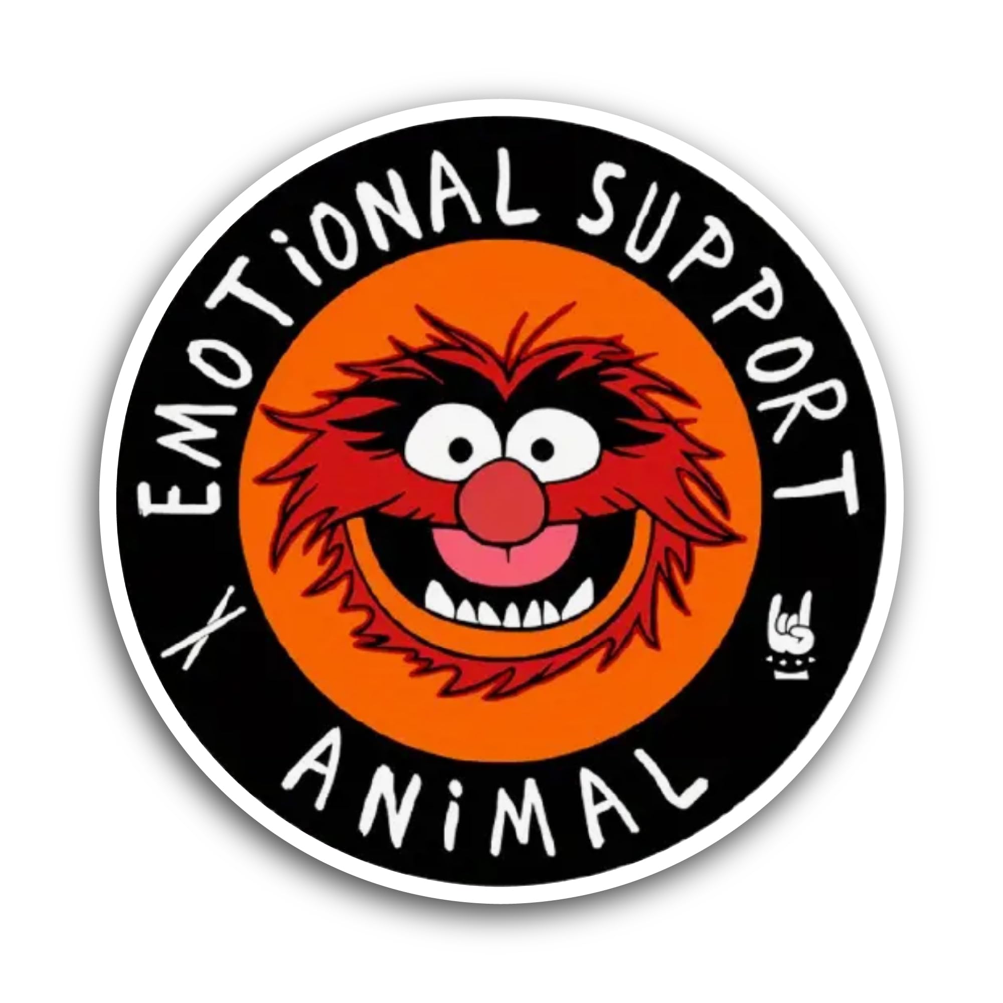 Amazon.com - 2 (Pieces) 3" and 5" Emotional Support Animal Muppet ...
