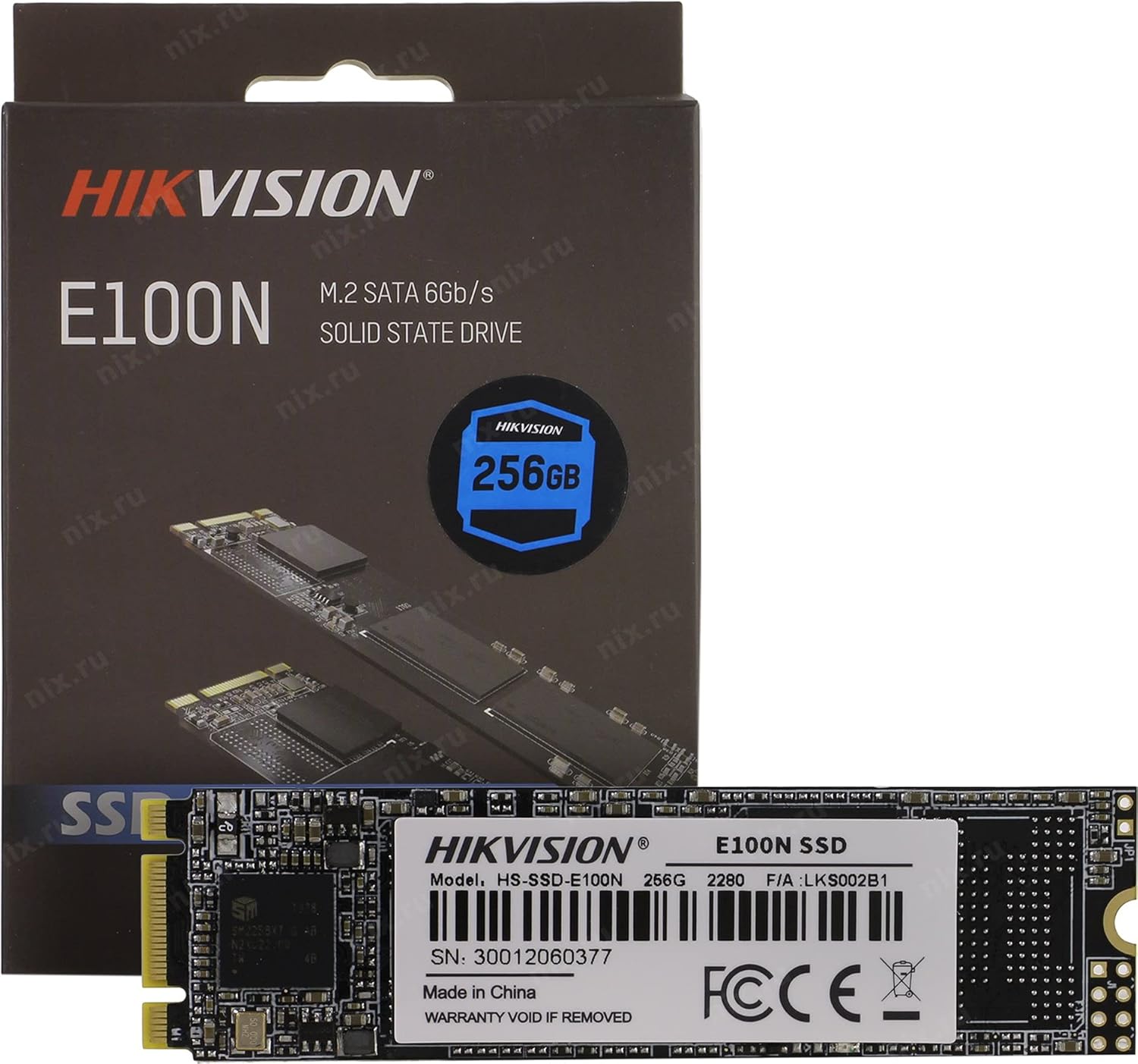 Hikvision E100N M.2 Sata 2280 256Gb Solid State Drive Hs Ssd E100N/256G/2280, Hikvision Consumer ...