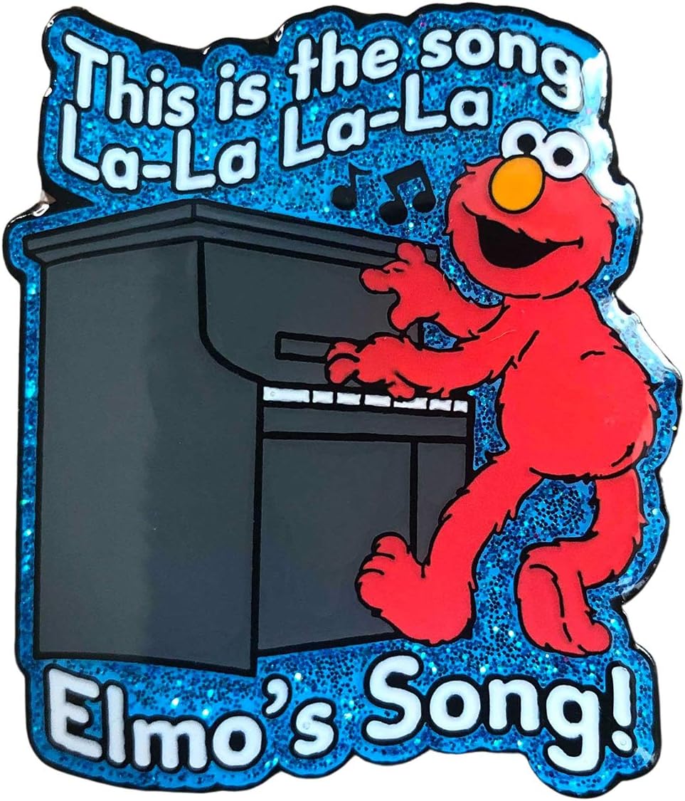 Amazon.com: Elmo's Song: Official Collectible Enamel Pin : Clothing ...