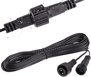 EPLZON 10M/32.8FT LED Network Extension Cable 2 Pole IP65 Waterproof ...