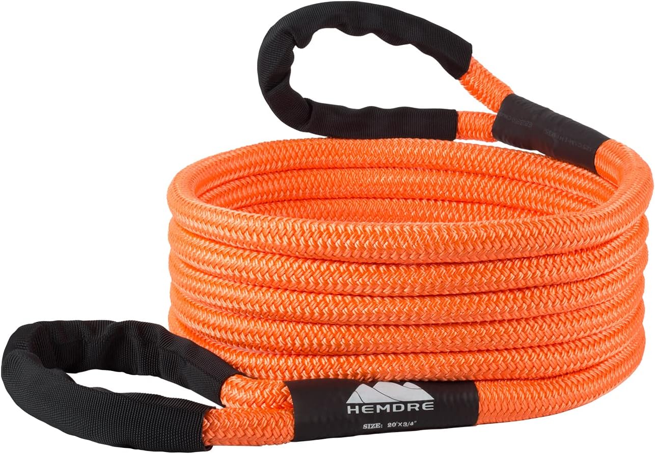 Amazon.com: U.S. 5/8 inch X 20 ft Safety Orange UTV/ATV Recovery ...