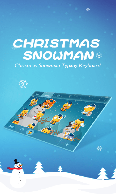 Christmas Snowman Theme&Emoji Keyboard - App on Amazon Appstore