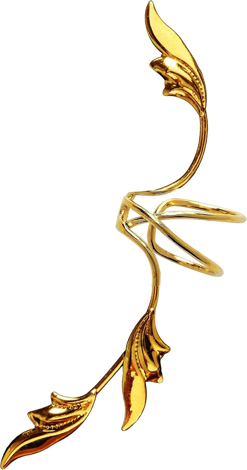 Amazon.com: Ear Charms® Delicate 3 Leaf Full Ear Left Ear Cuff Non ...