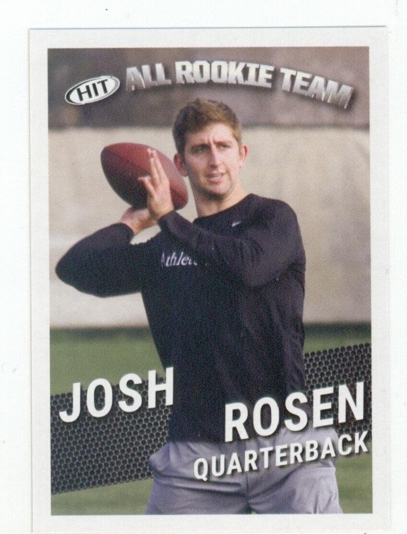 Amazon.com: Football NFL 2018 Hit Premier Draft #126 Josh Rosen Hit All ...
