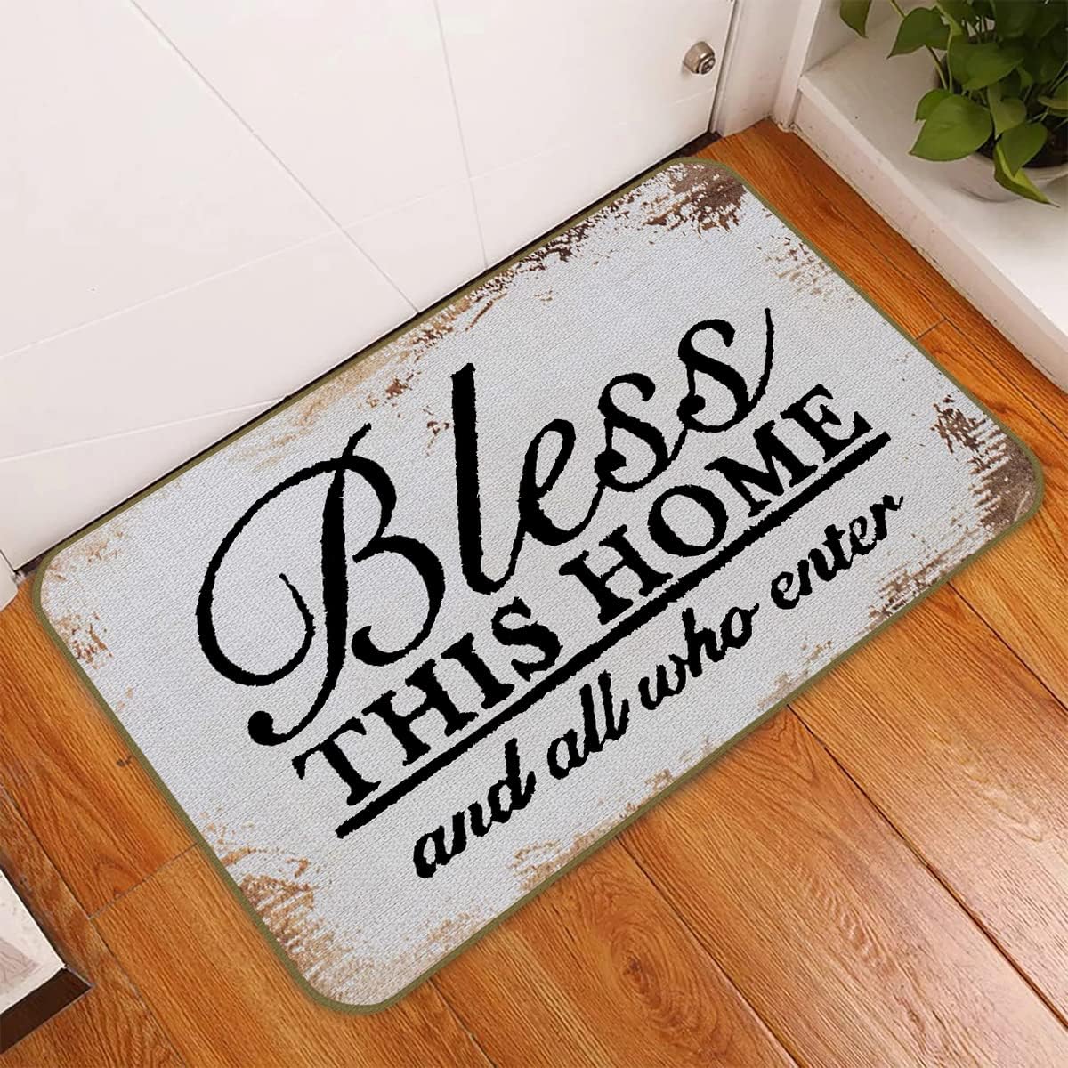 Amazon.com: KXO Blessed This Home and All Who Entered Retro Welcome ...