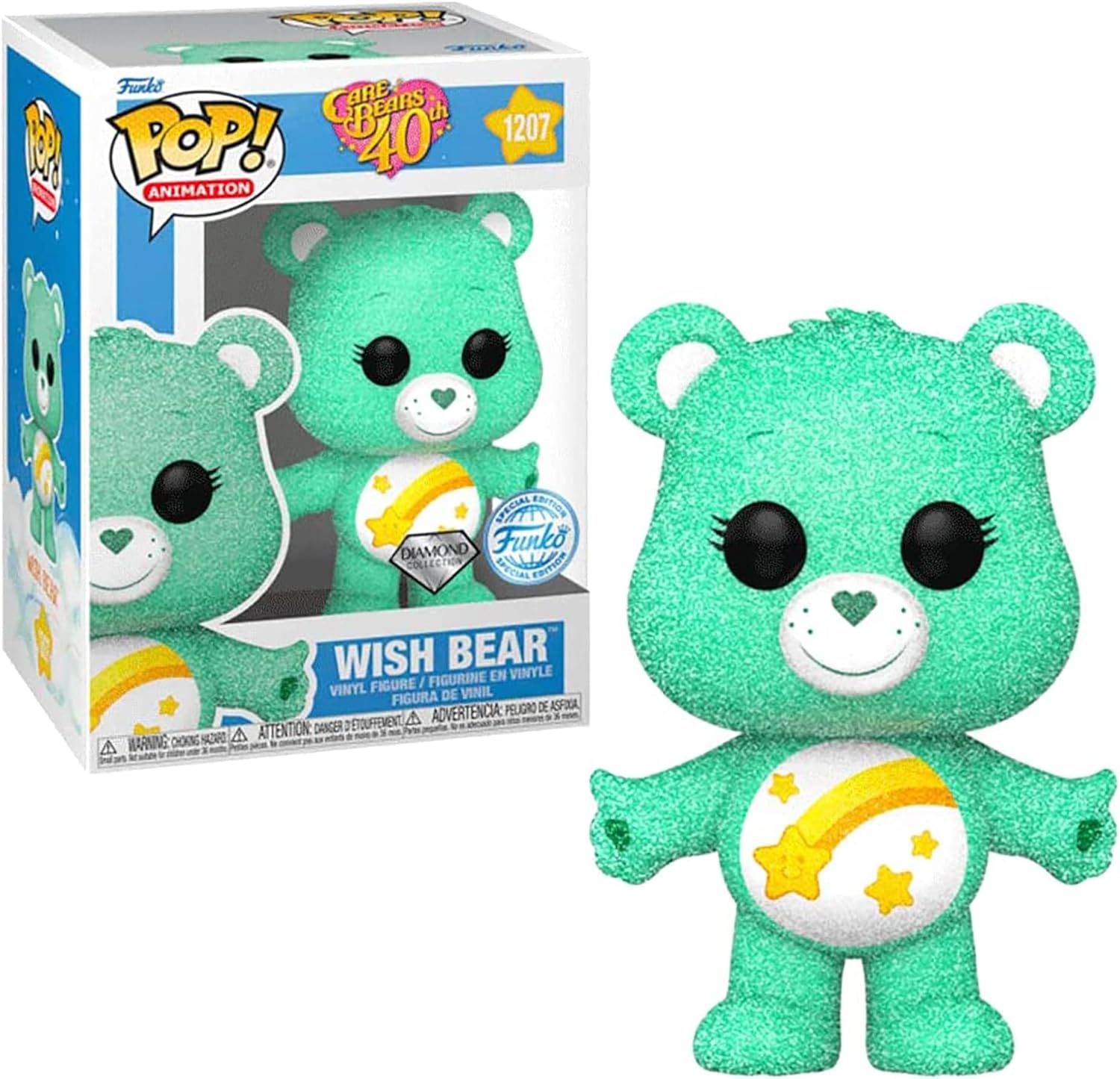 Amazon.com: Funko Animation #1207 - Wish Bear Diamond Edition Exclusive ...