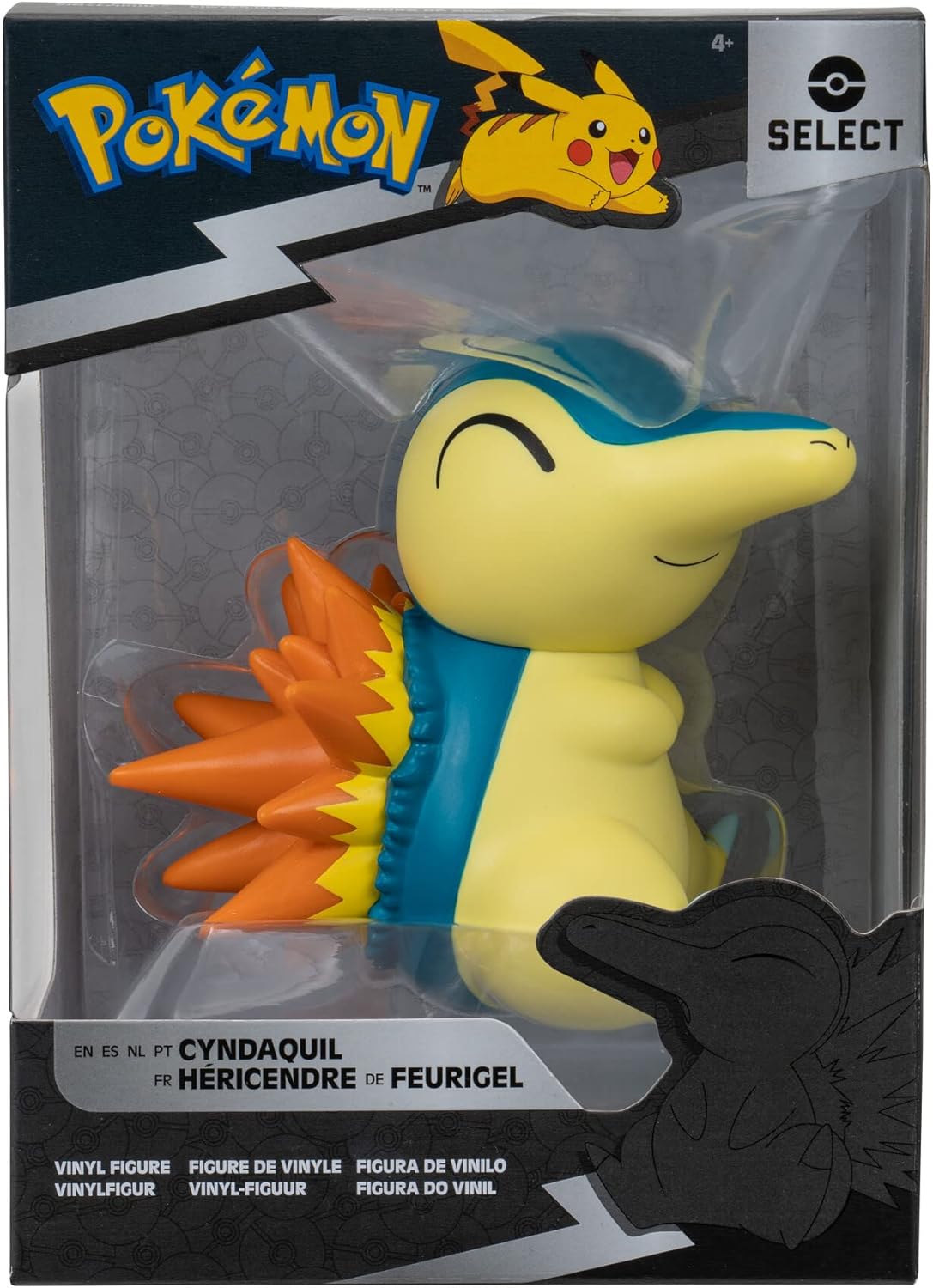 Pokémon PKW2949 Vinyl Figure - Fiery Hedgehog, Official Collectible ...