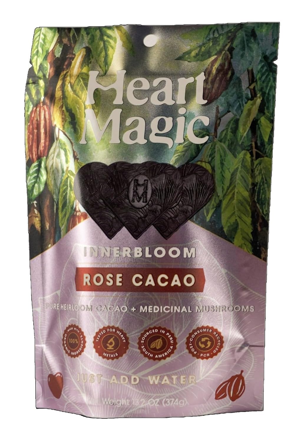 Amazon.com : Heart Magic Ceremonial Cacao - Innerbloom | Heart Shaped ...