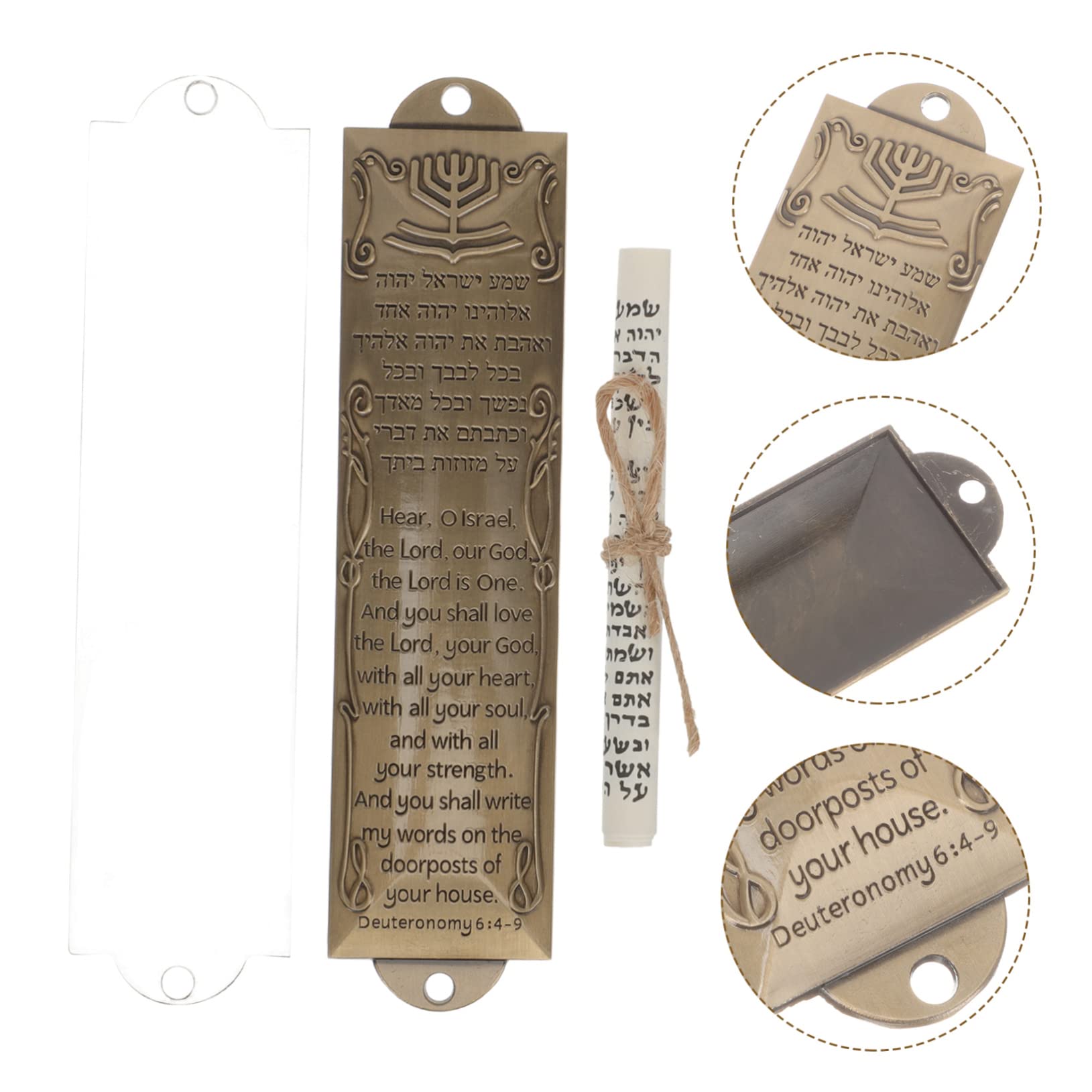 Metal Mezuzah RELIGIOUS HOLY SCROLL Metal Toddler Jewish Door Ornament ...