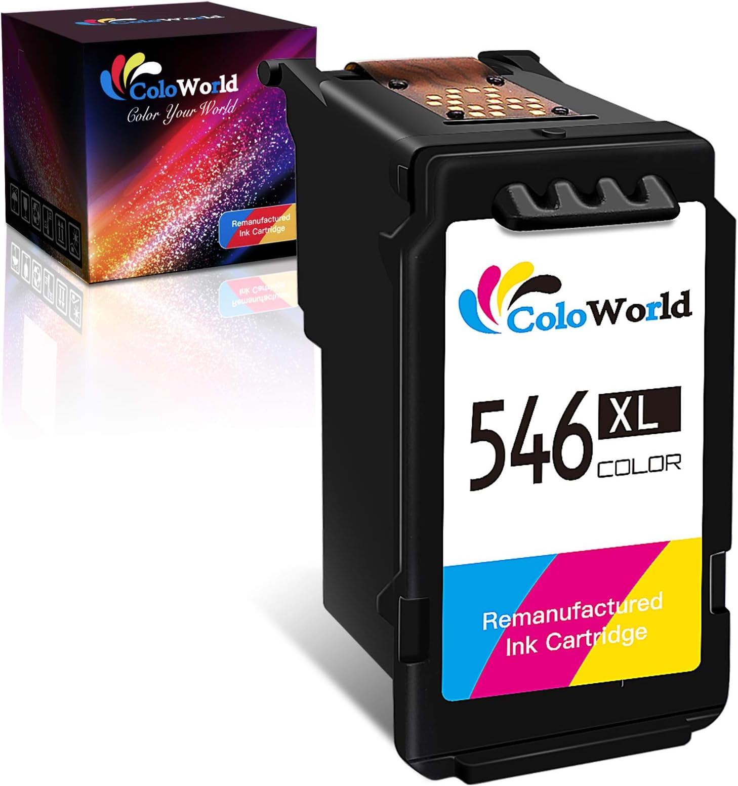 ColoWorld Remanufacturado 546 XL Color Cartuchos de Tinta para Canon ...