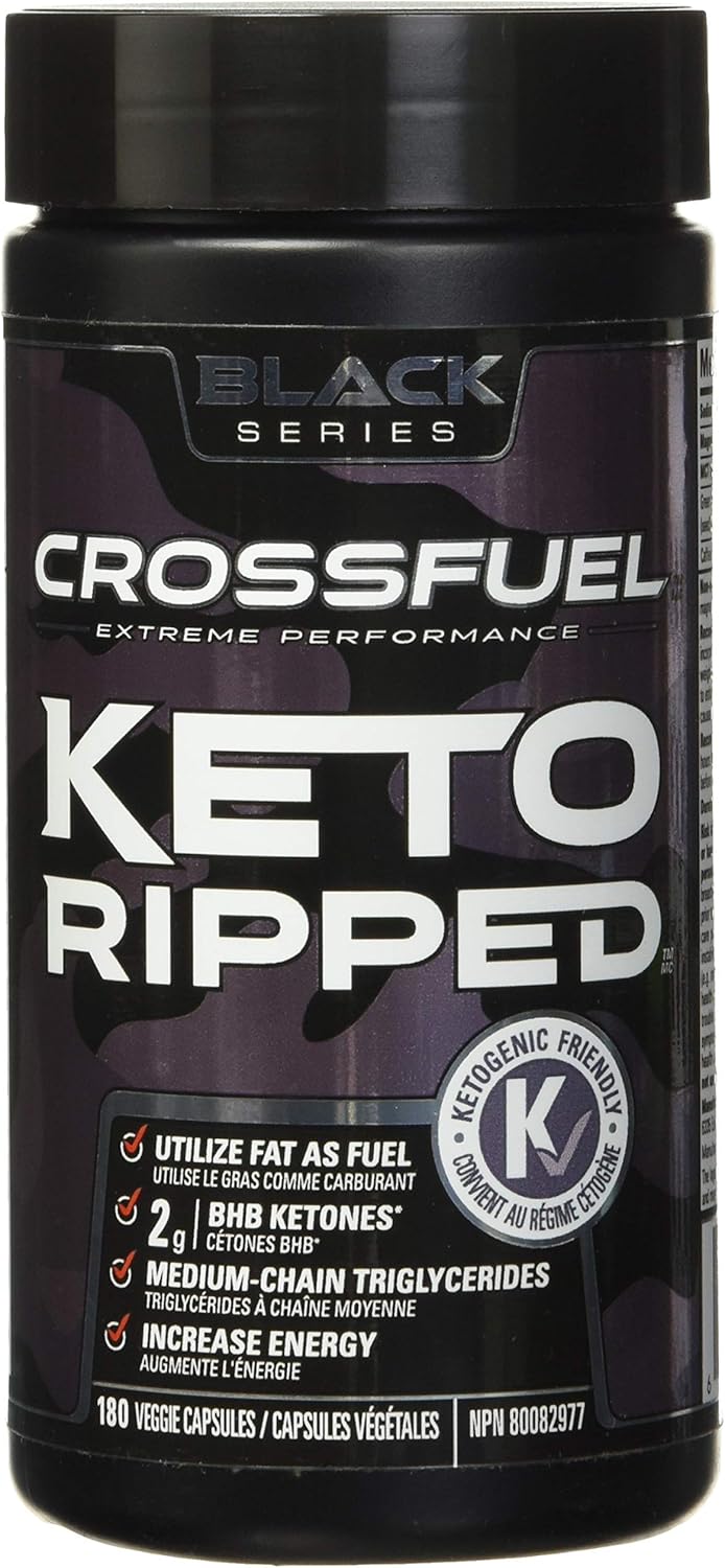 Crossfuel Black Keto Ripped, 180 Count : Amazon.ca: Health & Personal Care