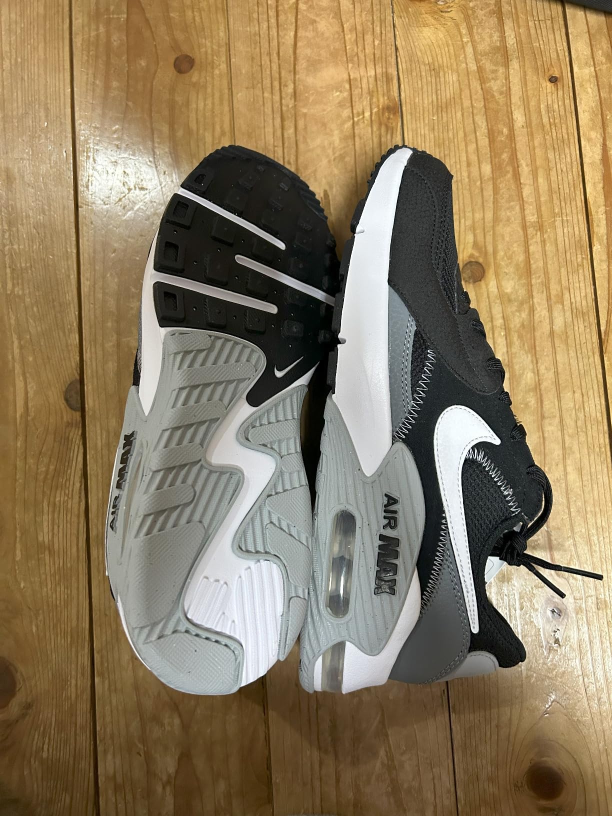 Amazon | [ナイキ] シューズ スニーカー エア マックス エクシー AIR MAX EXCEE ブラック/クールグレー/ウルフグレー ...