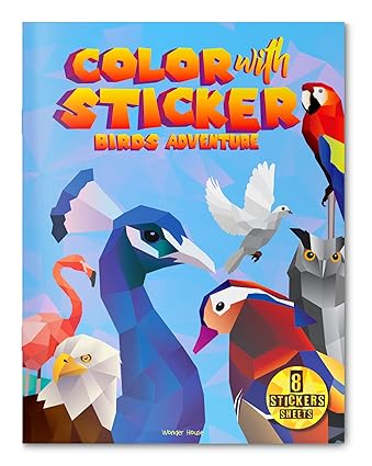 Amazon.com: Color with Sticker - Birds Adventure: 9789354407208: Wonder ...