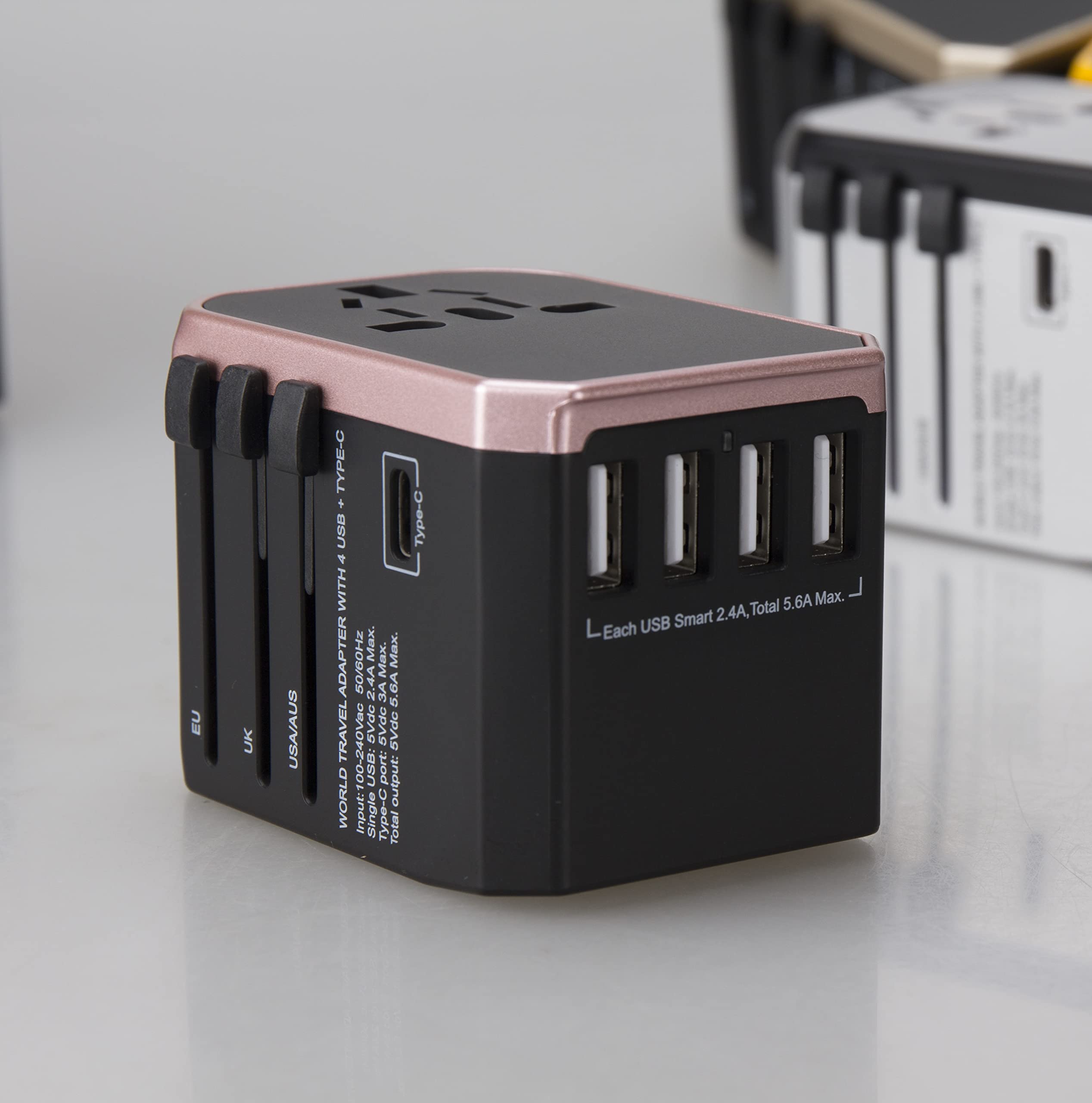 Cheerble Universal Travel Adapter International Plug Power Adapter With 5 | Desertcart INDIA