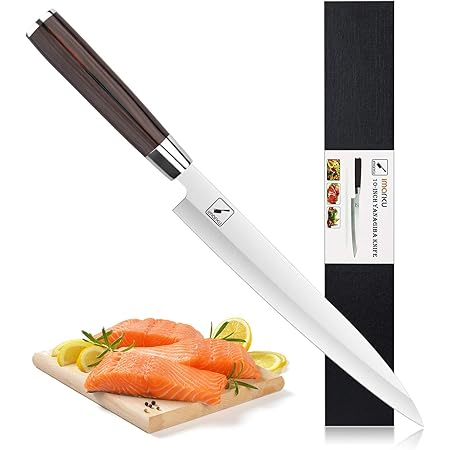 Amazon.com: Sashimi Sushi Knife 10 Inch - Perfect Knife For Cutting ...