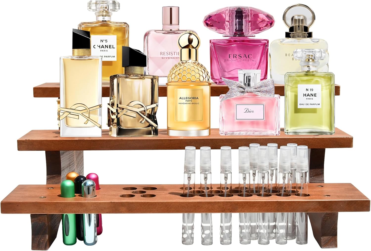 Amazon.com: MAVOTER Perfume Stand Organizer - Rollerball Perfume Holder ...