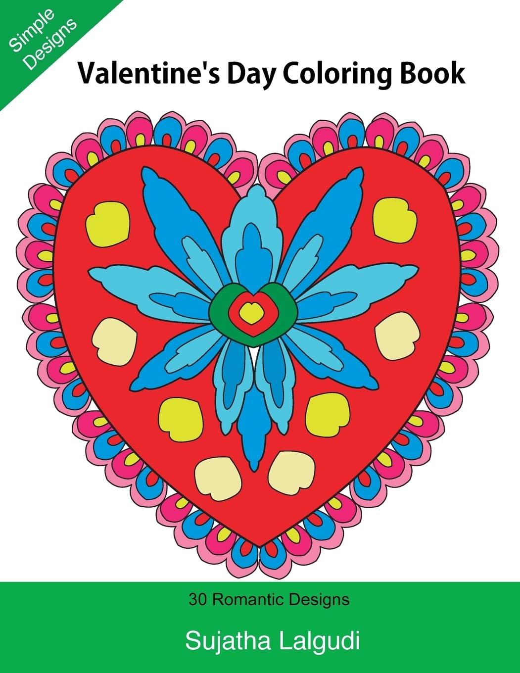 Amazon.com: Valentine's Day Coloring Book: 30 Romantic Designs, Hearts ...