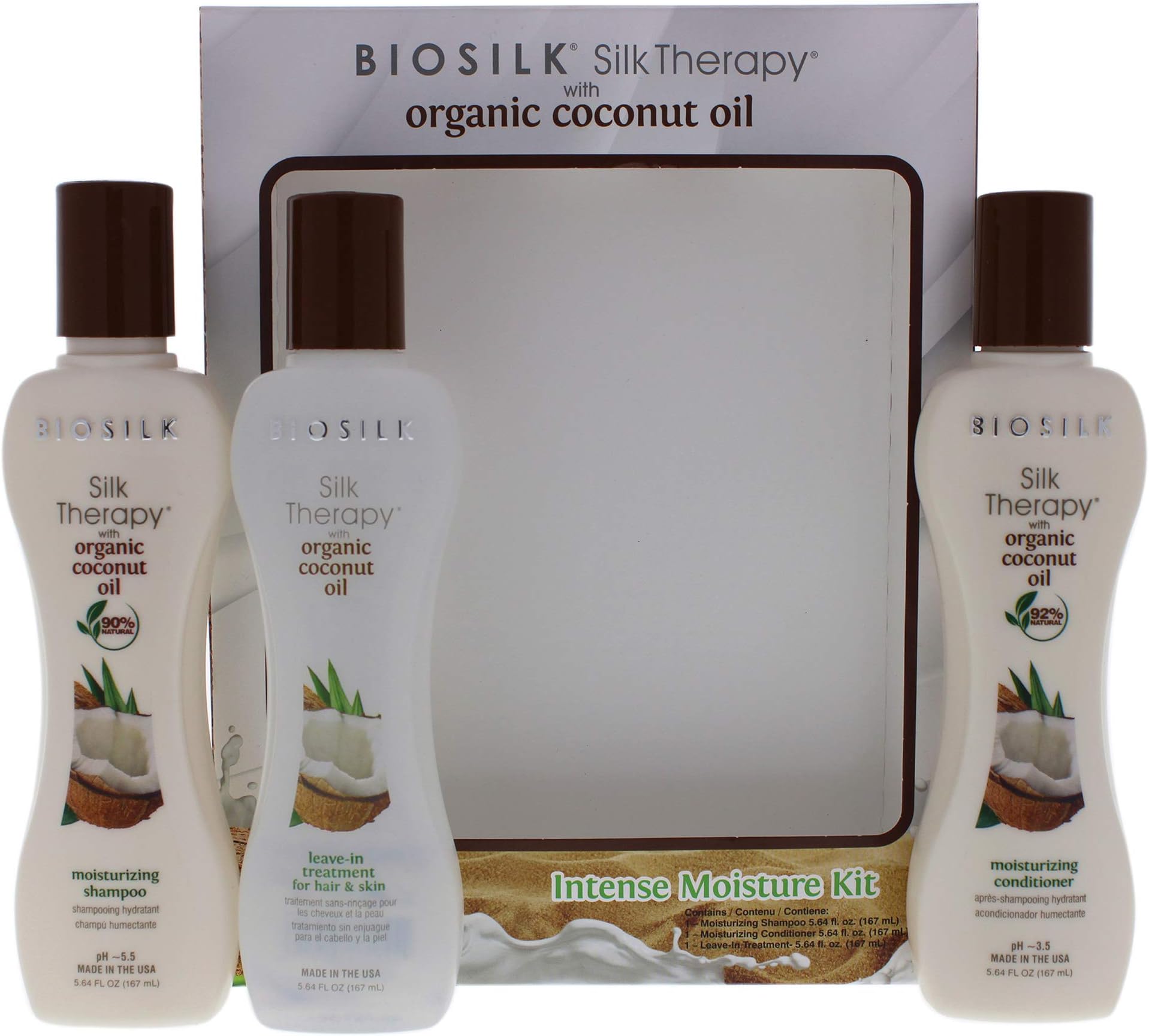 Amazon.com : BioSilk Revive Your Locks Kit - Original Silk Therapy 7oz ...
