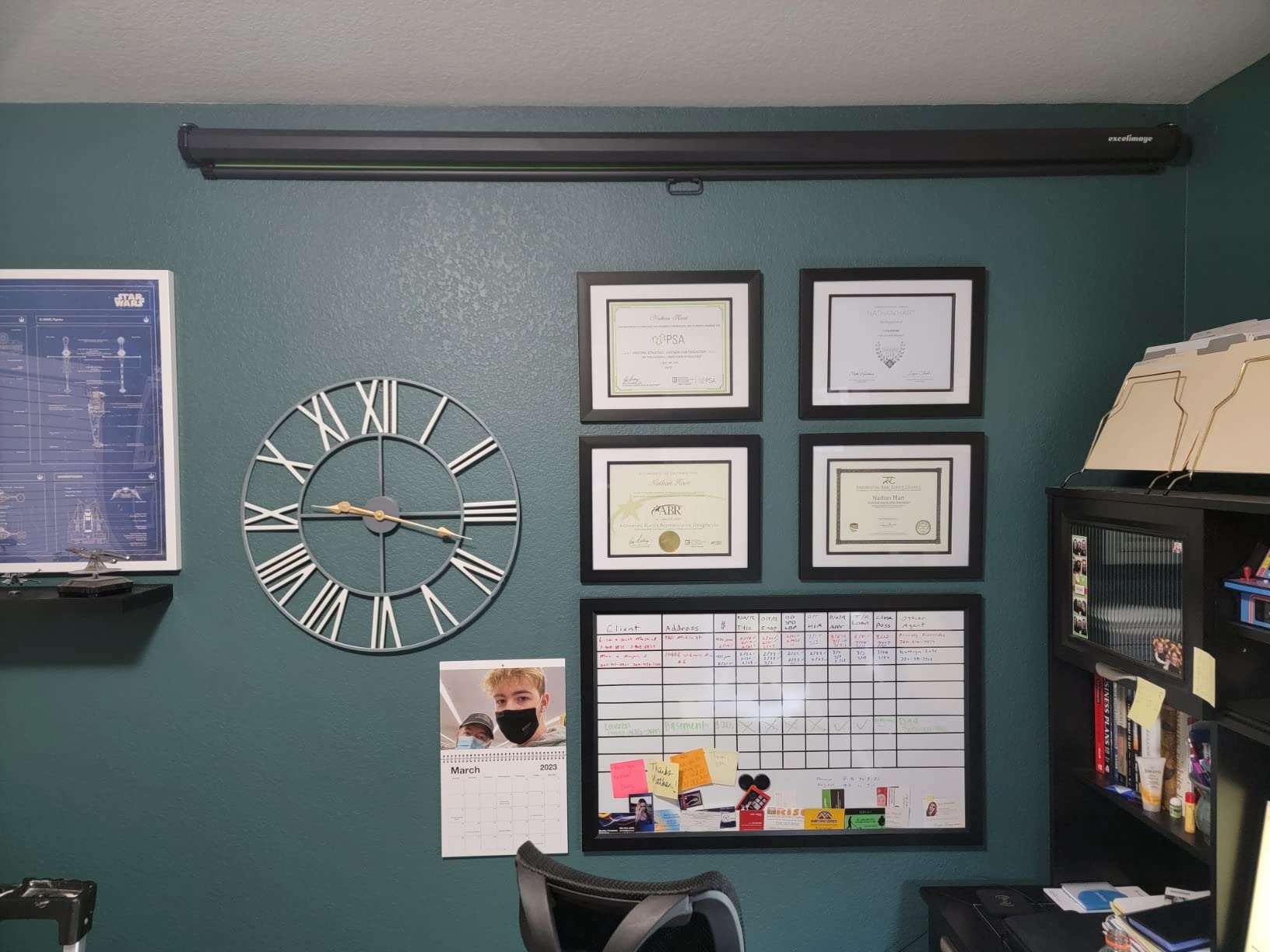 $18/mo - Finance excelimage Pull-Down Green Screen Backdrop, 79”x75 ...