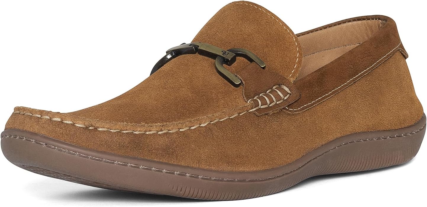 Amazon.com | Donald Pliner Men's London Loafer, Saddle-Suede, 7.5 ...