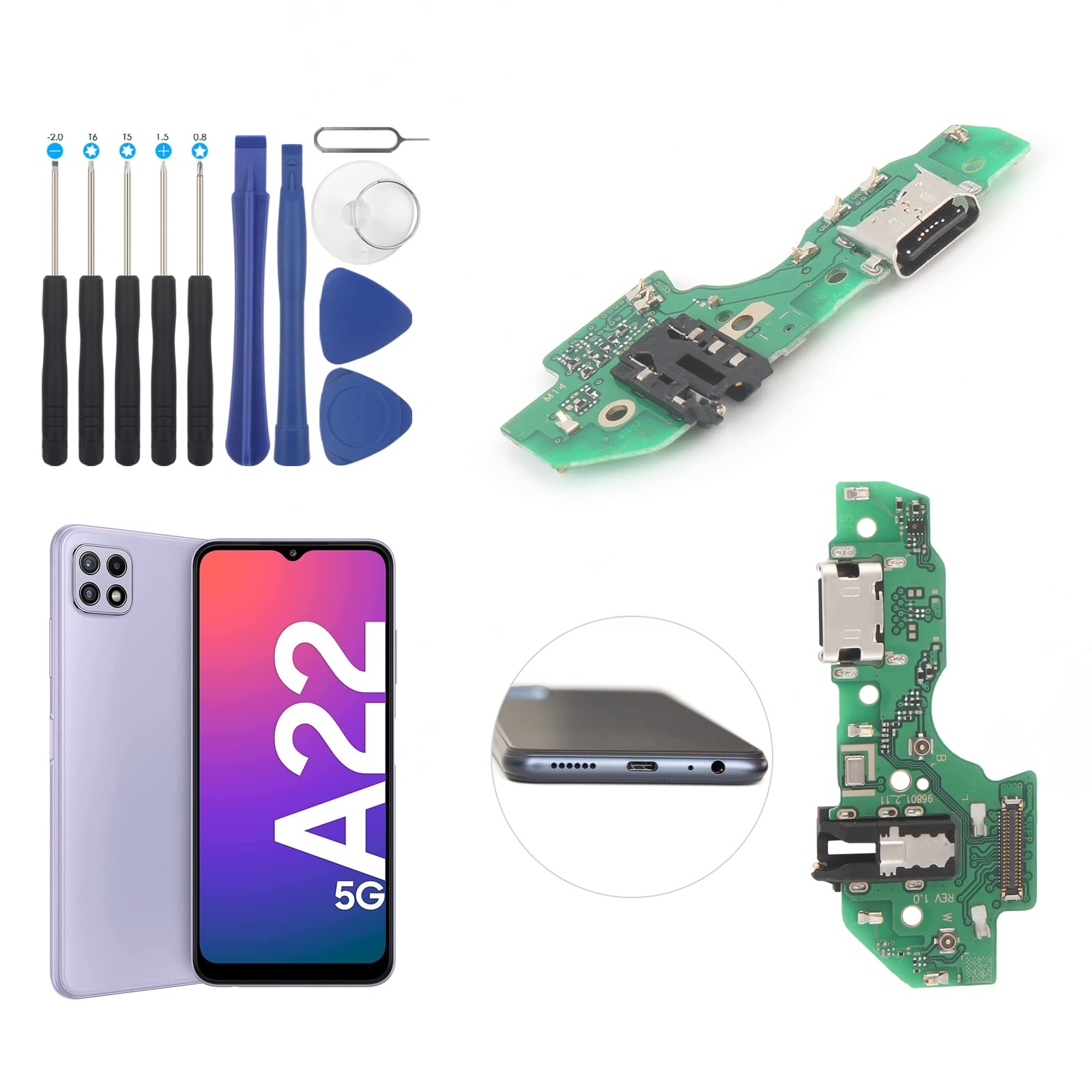 RongZy Dock Connector for Samsung Galaxy A22 5G A226 2021 USB Charging ...