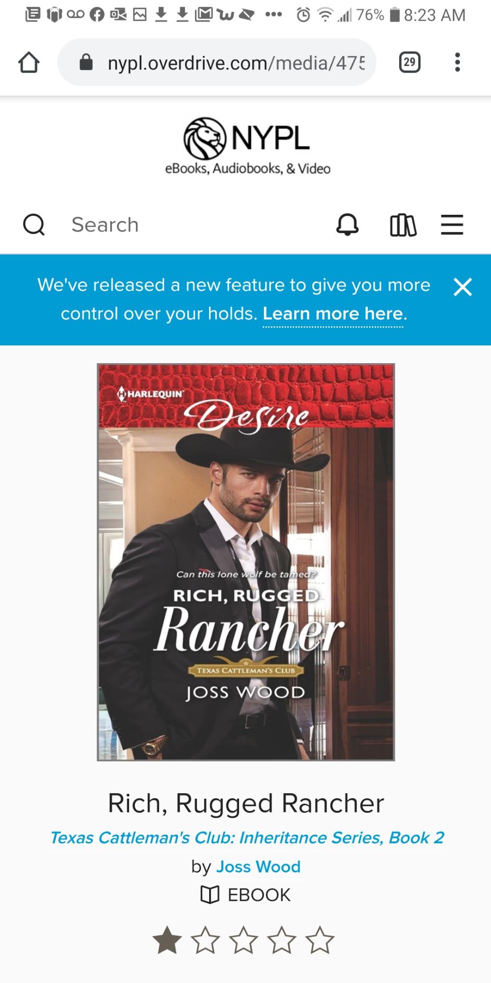 Amazon.com: Rich, Rugged Rancher: 9780263086829: Wood, Joss: Books