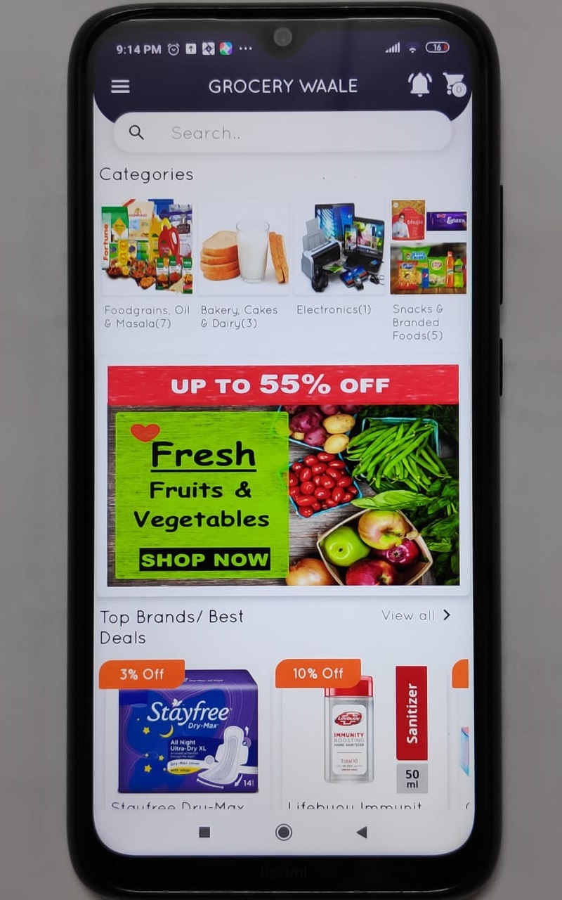 GROCERY WAALE - ONLINE GROCERY STORE - App on Amazon Appstore