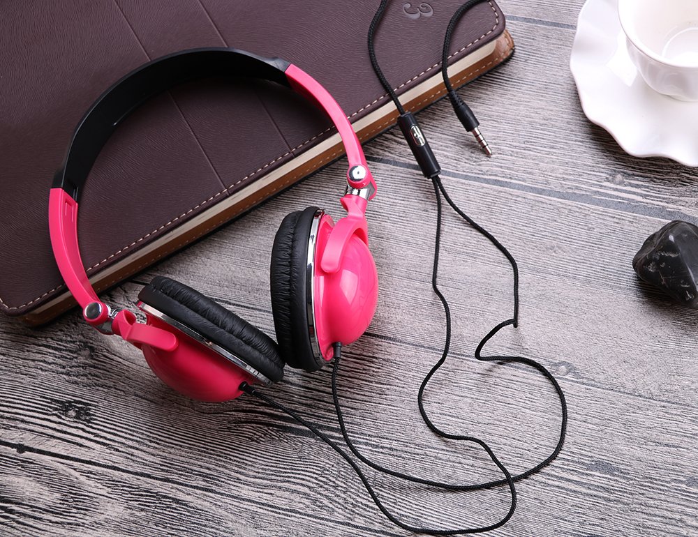 Plugtech Musun E17 Stereo Wired Headphone with Mic | Foldable Over The ...