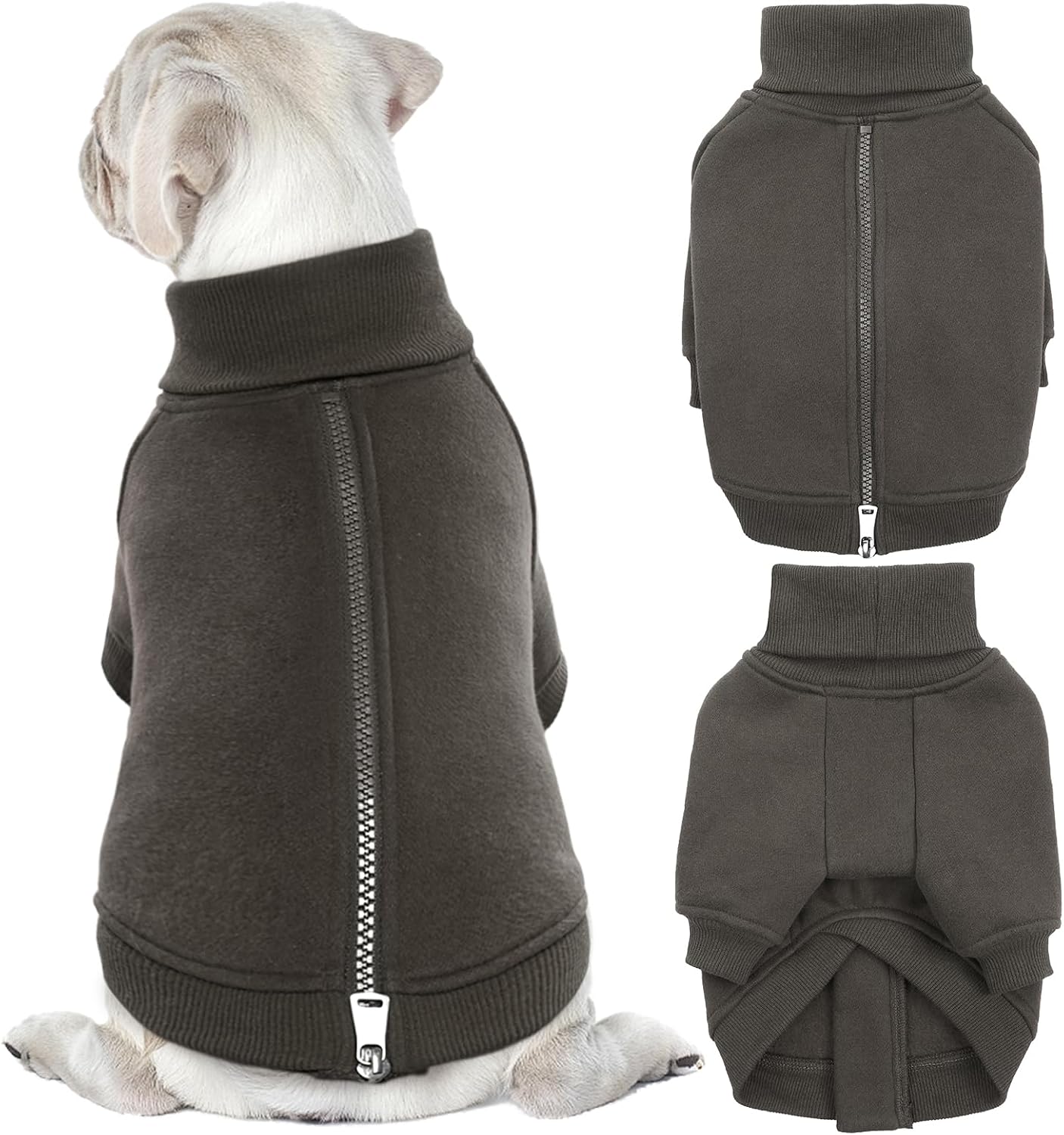 Kuoser Dog Pullover jumper shirt, Turtleneck Cold Weather Dog jumper ...