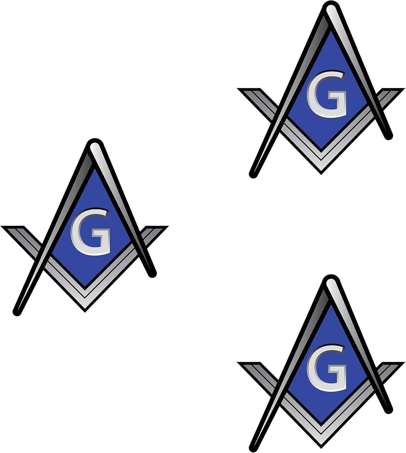 Amazon.com - TreeArm Cut Out Square Compass Shaped Decal Vinyl Sticker ...