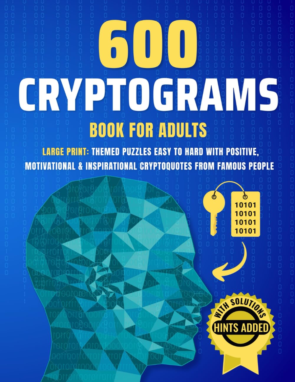 Amazon.com: 600 Cryptograms Book for Adults Large Print: Themed Puzzles ...