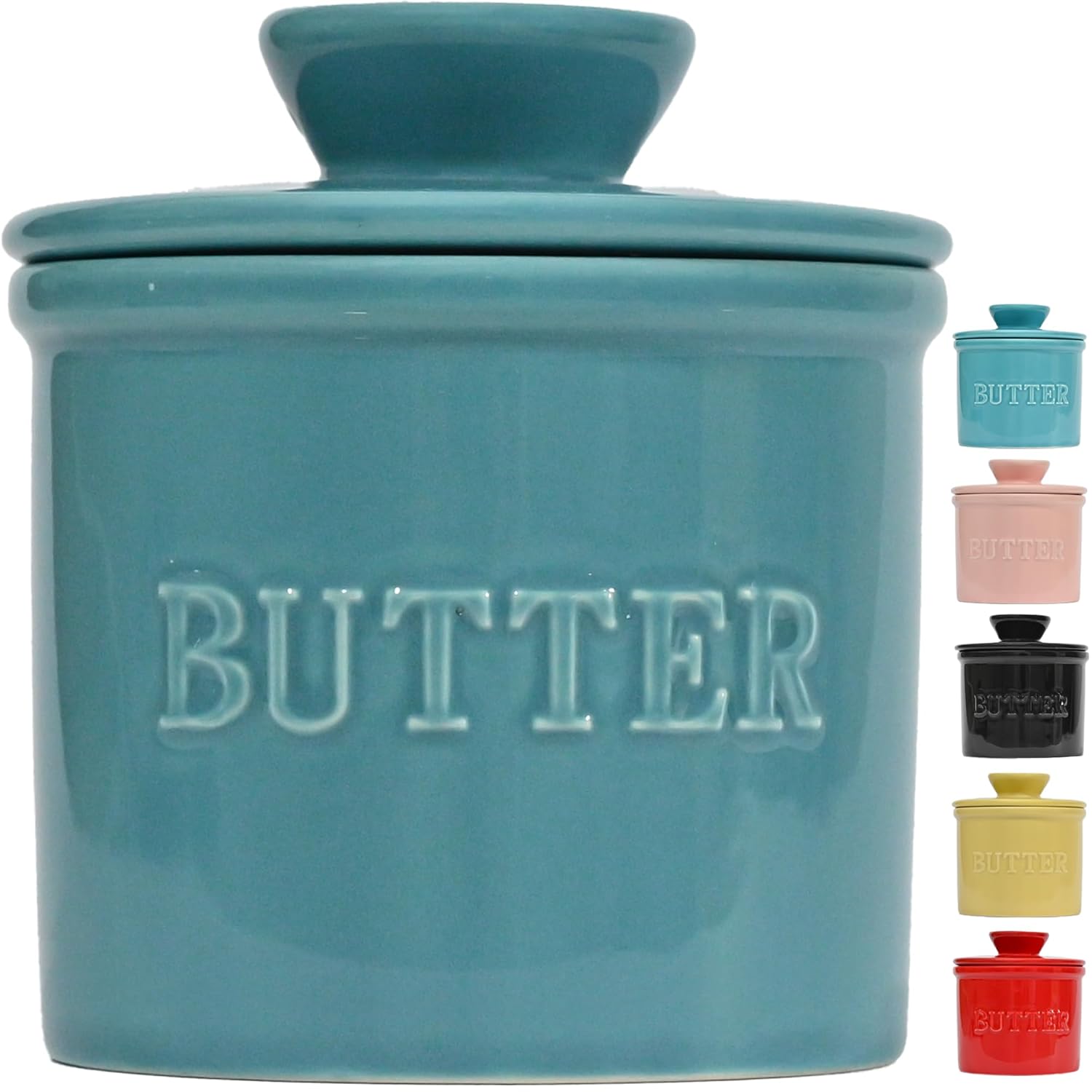 Amazon.com | PriorityChef French Butter Crock with Lid, Keep Butter ...