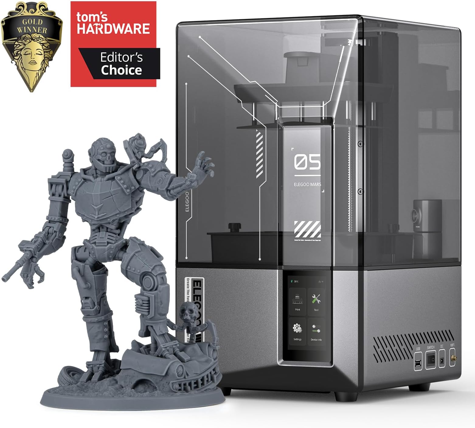 ELEGOO Saturn 4 Ultra 12K Resin 3D Printer, with Smart Automatic ...