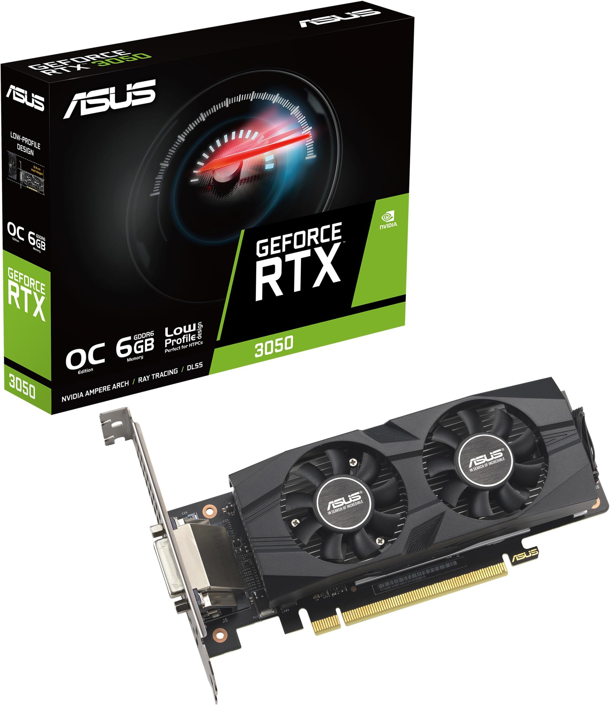 Amazon.in: Buy ASUS GeForce RTX™ 3050 LP BRK OC Edition 6GB GDDR6 (IP5X ...