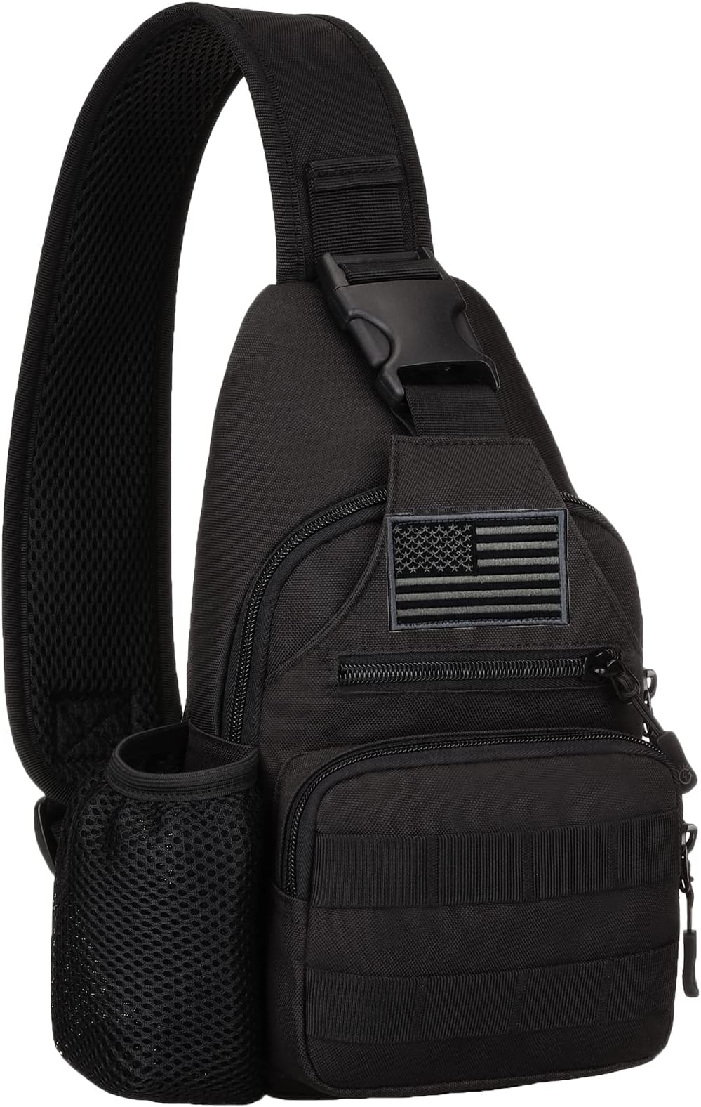 Amazon.com: Protector Plus Tactical Sling Bag Military MOLLE Crossbody ...