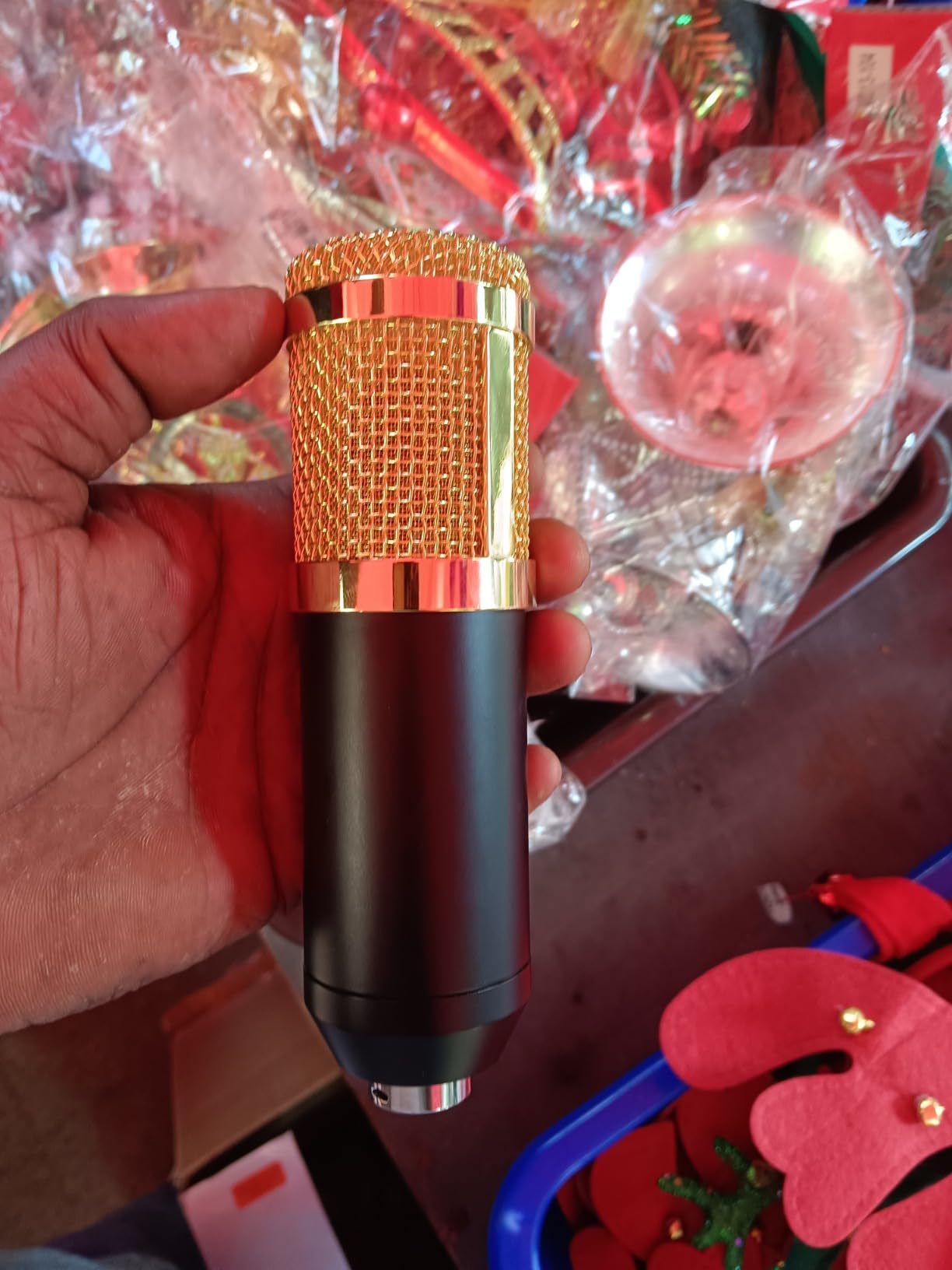 IMAGINEA BM800 Condenser Microphone Kit with Shock Mount, Foam Cap, XLR ...