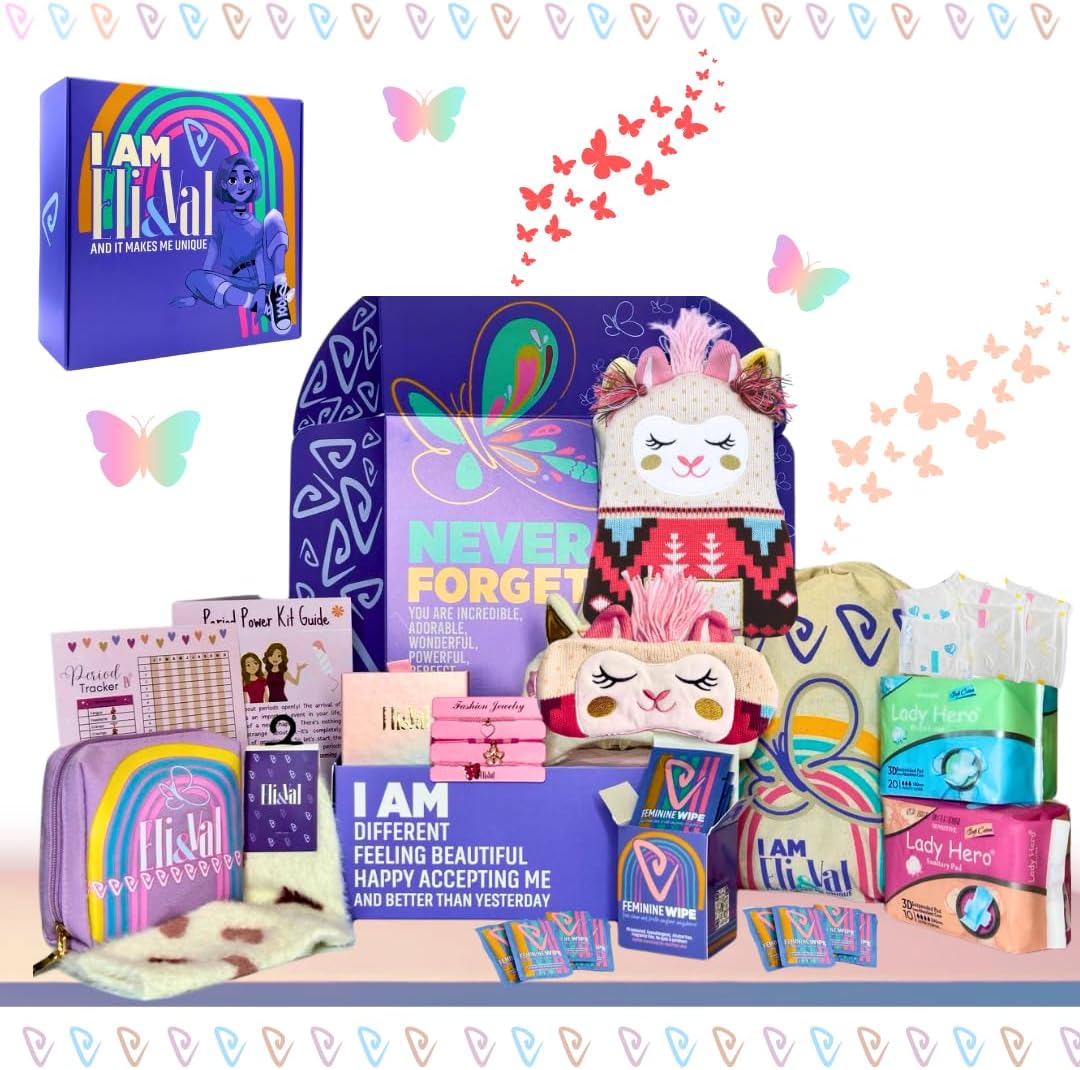 Amazon.com: Modern Style First Period Kit for Girls 9-10-12 ...