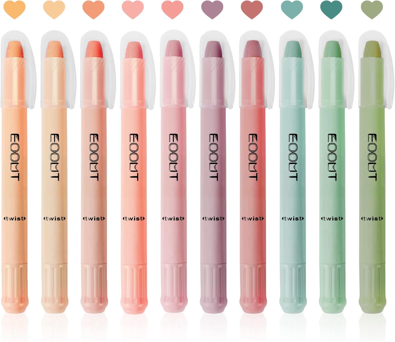 Amazon.com : EOOUT Bible Highlighters and Pens No Bleed, 10 Pack Gel ...