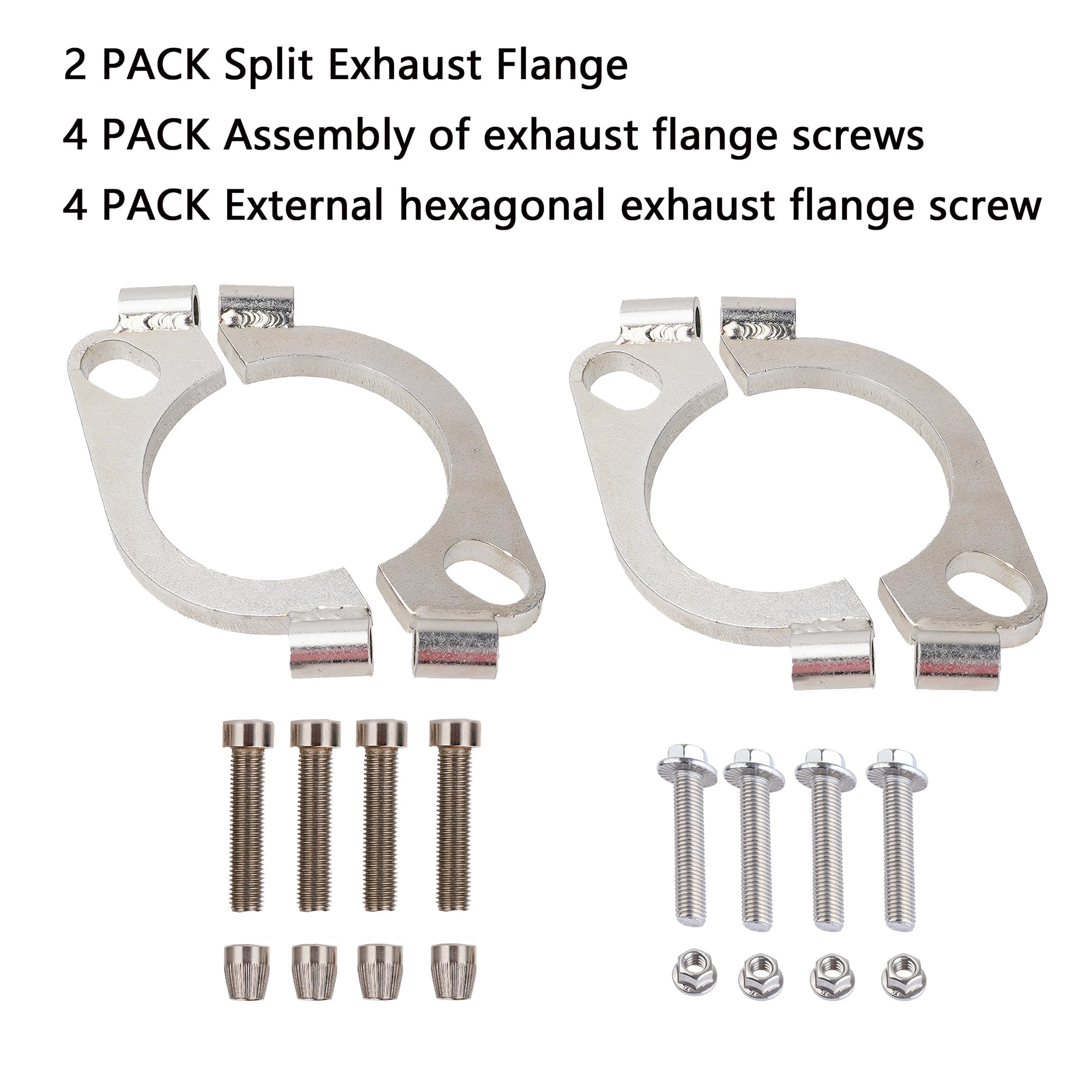 Snapklik.com : Split Flange,2 Inch Split Flange Oval Split Exhaust ...