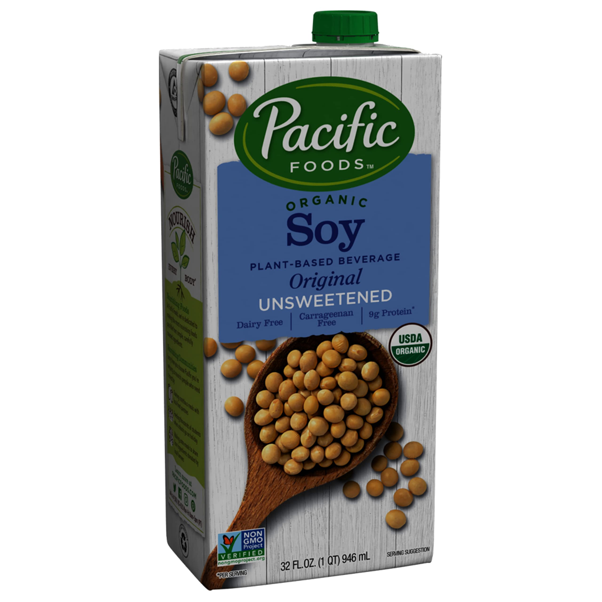 Snapklik.com : Pacific Foods Organic Unsweetened Soy Milk