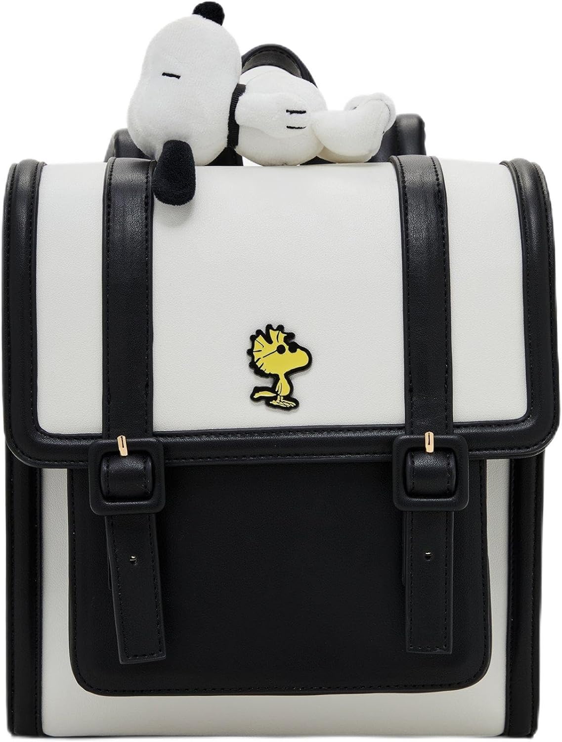 Amazon.com | BoxLunch Peanuts Snoopy and Woodstock Buckle Mini Backpack ...