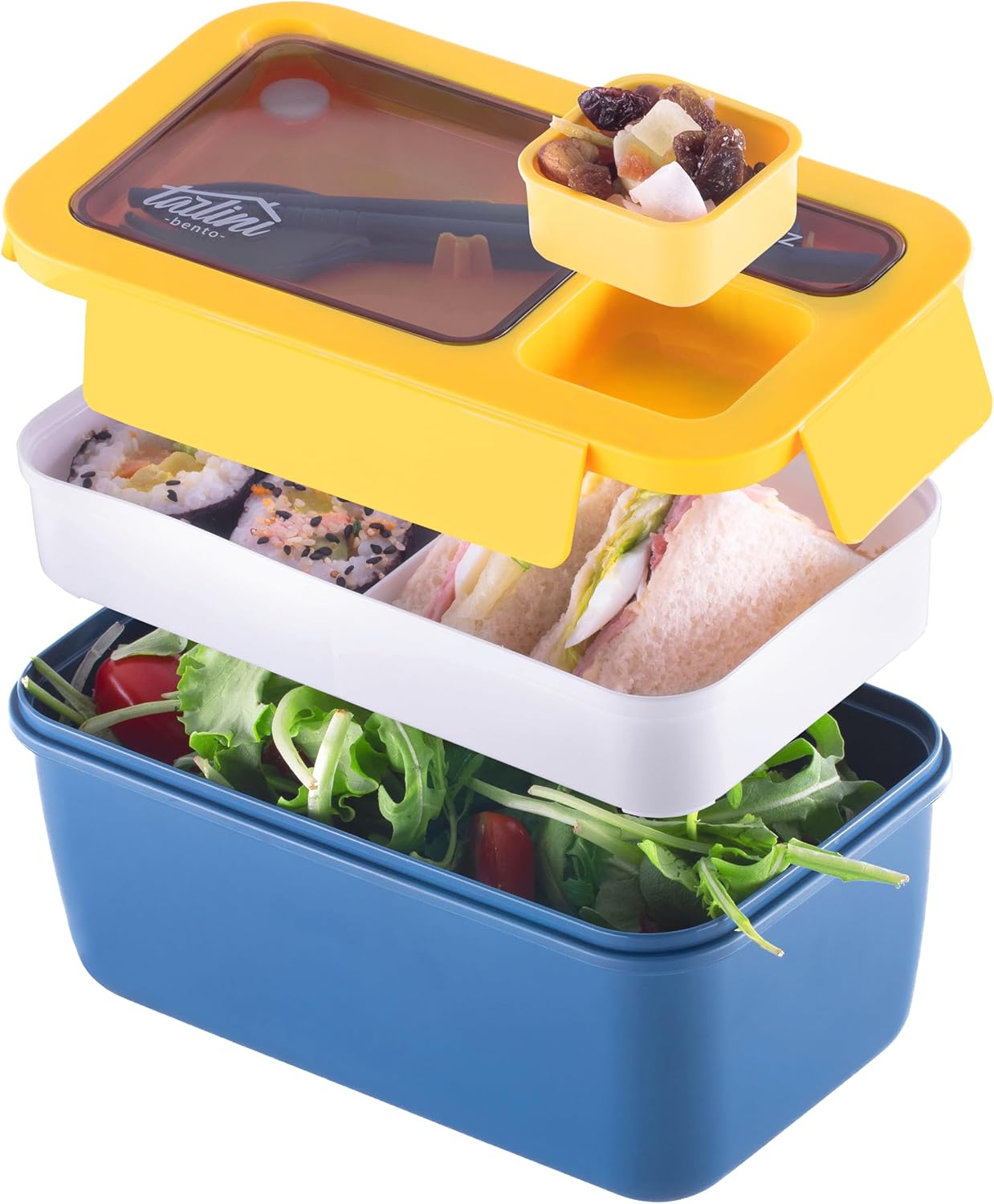 Amazon.com: TARLINI | Bento Box for Adults with Utensils, Bento Box ...