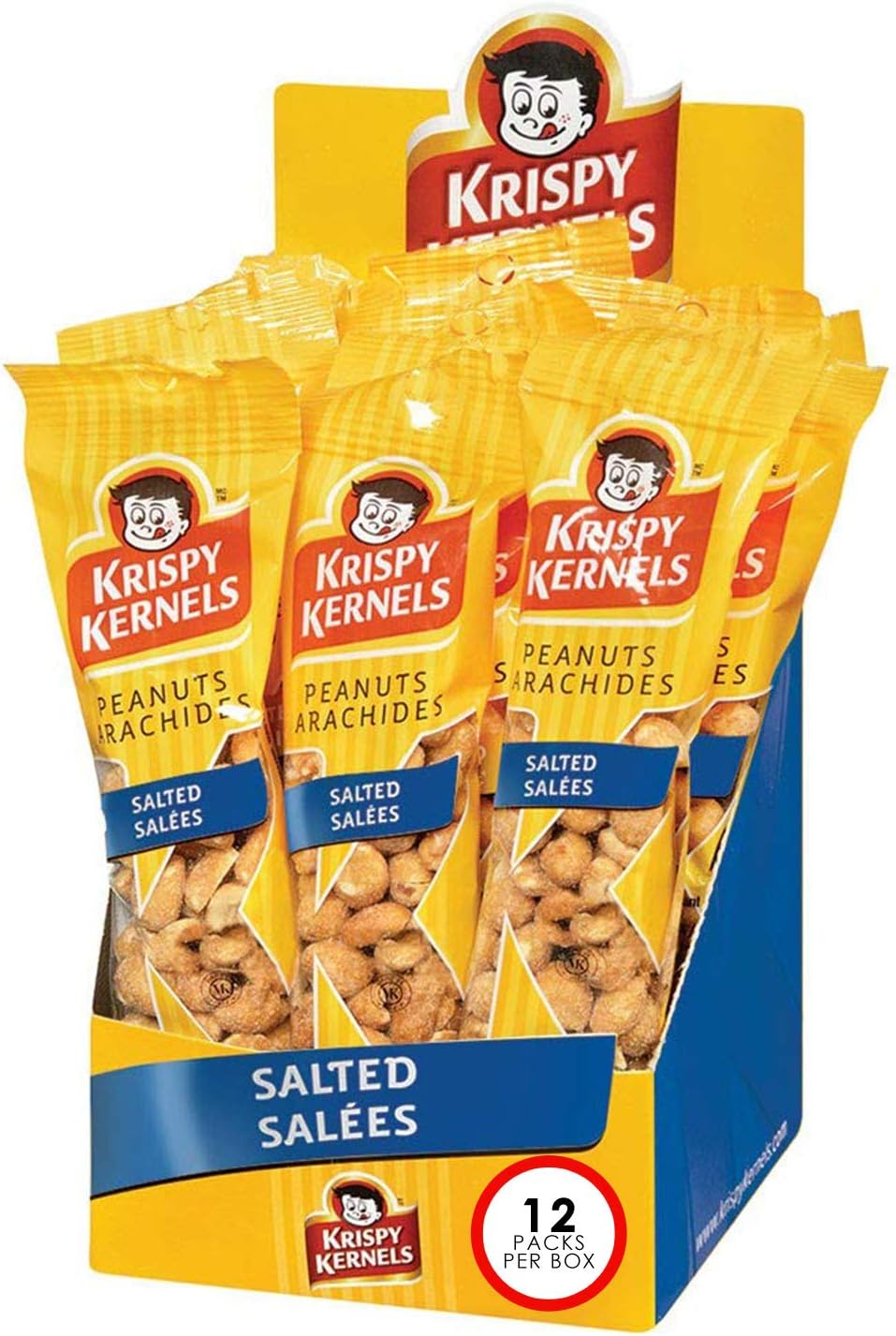 Krispy Kernel | Salted Peanuts, Perfect Snacks On The Go (12 x 60g ...
