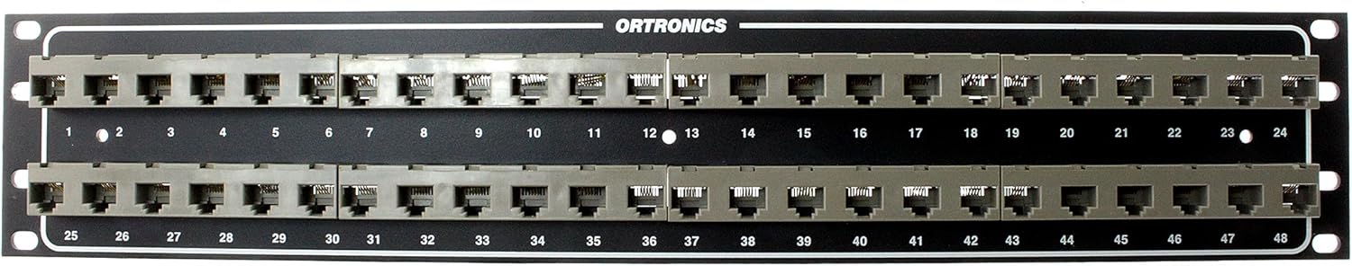 Ortronics OR-808004343 48-Port High Density M50 Telco Patch Panel - Ethernet Patch Panels ...